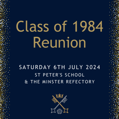 Class of 1984 Reunion | Calendar | St Peter's School