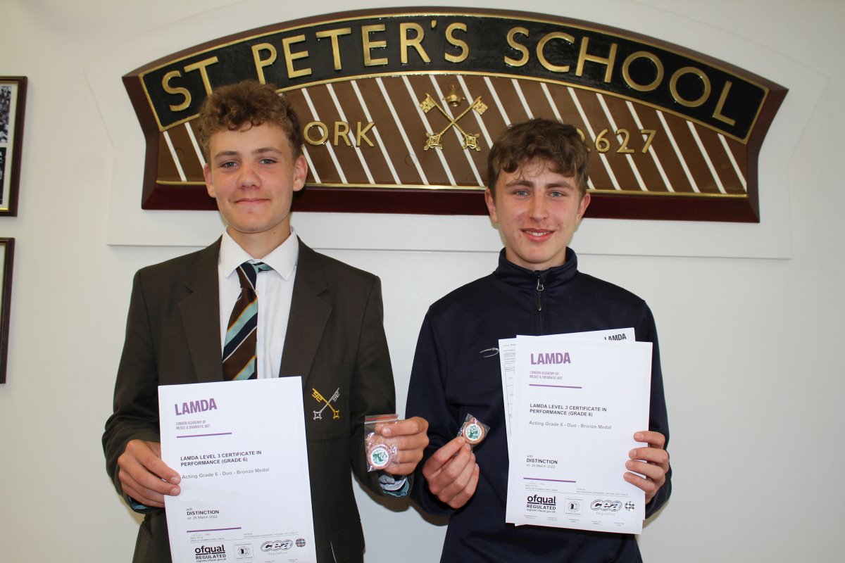 LAMDA pupils pass exams with Distinctions and Merits | News | St Peter ...